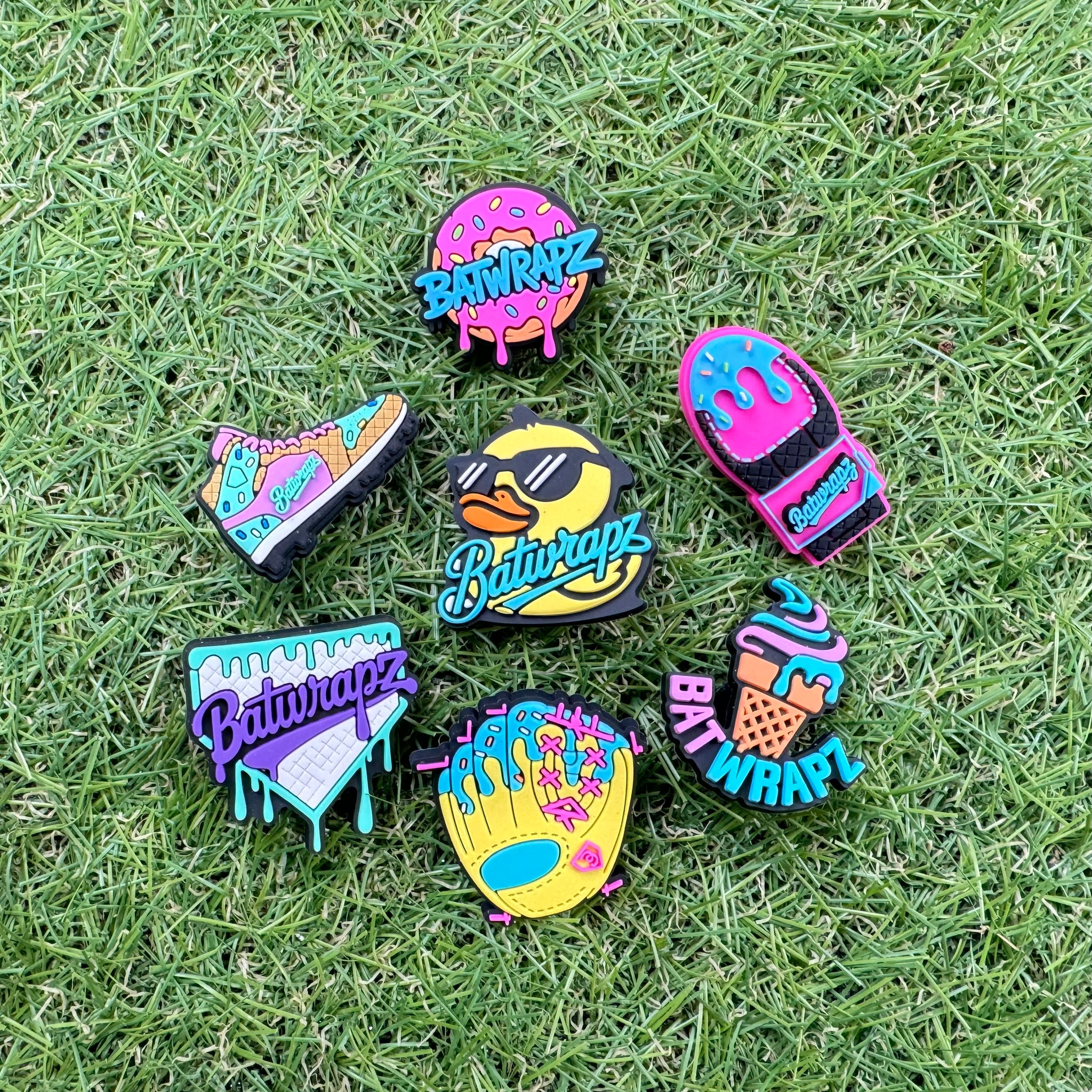 BatWrapz Baseball Jibbitz (Set of 7)