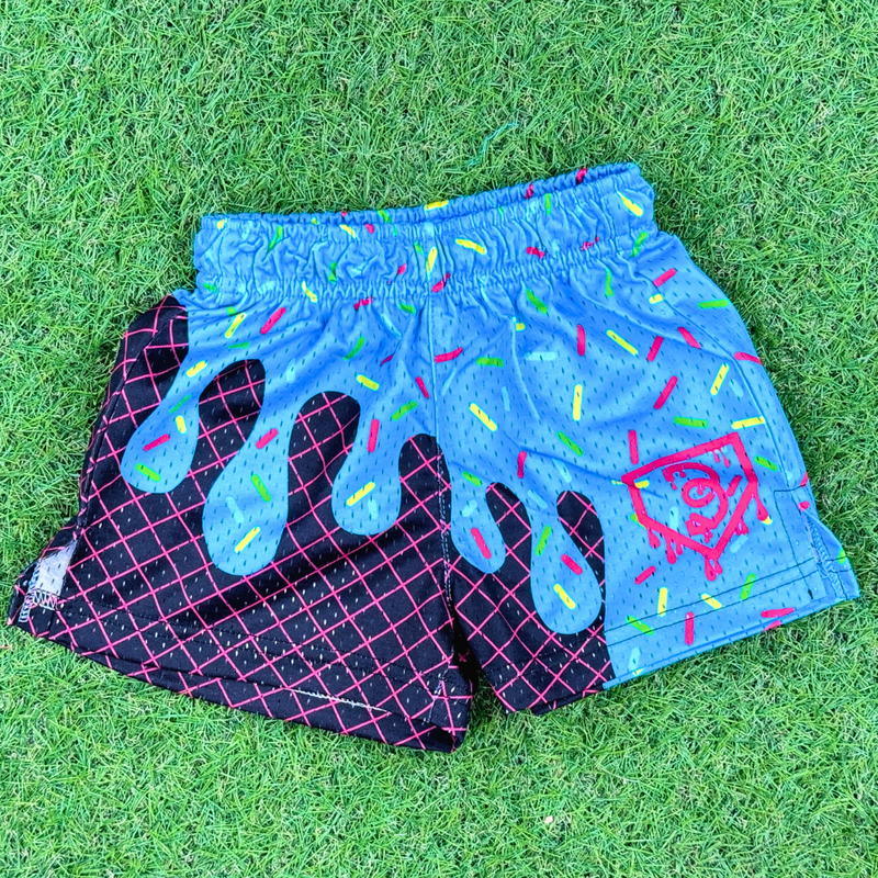 BatWrapz Blue Ice Cream Baseball Training Shorts - Toddler
